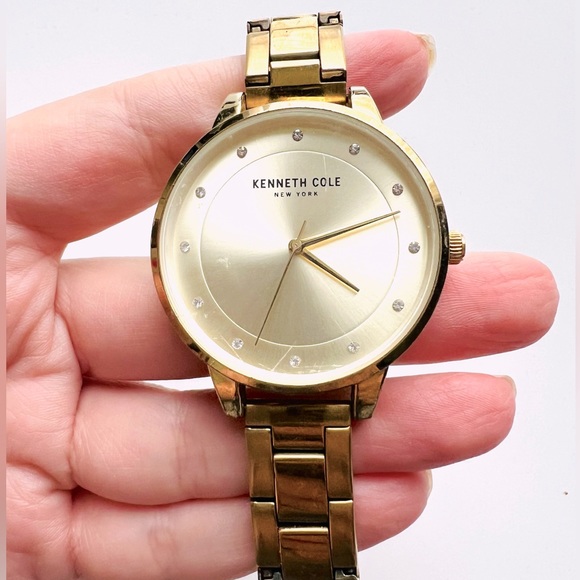 Kenneth Cole | Accessories | 33kenneth Cole Gold Watch Stainless Steel ...